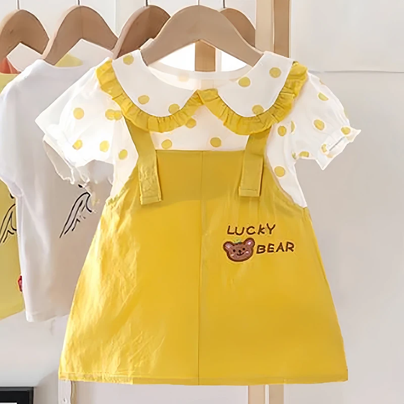 Kid-Girl-Dress-Princess-Costume-Bear-Cute-Beach-Dress-Casual-Baby-Girl ...