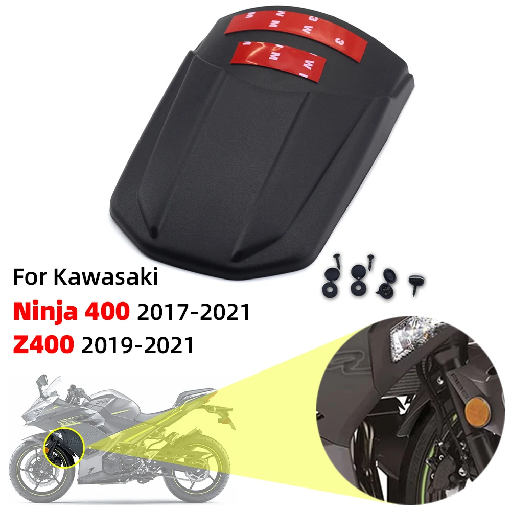Ninja400 Z400 Motorcycle Front Fender Mudguard Wheel Extension Splash ...