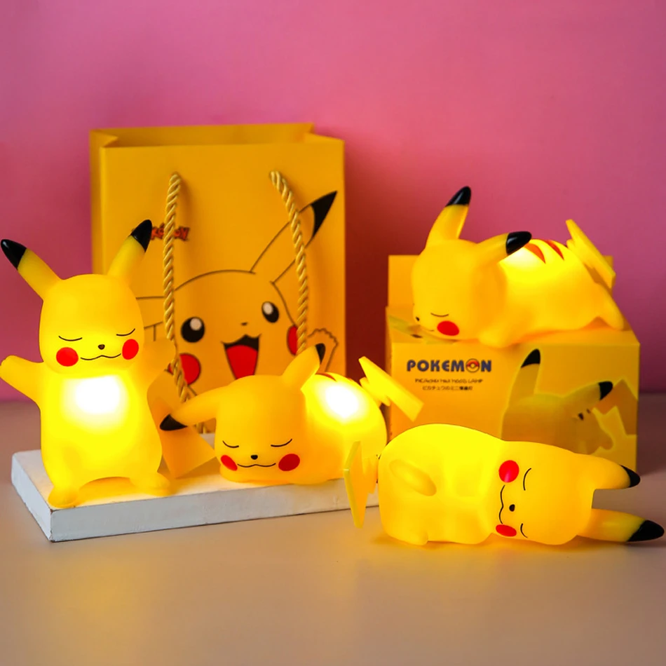 12cm-Pokemon-Pikachu-Night-Light-Anime-Figure-Cute-Bedside-Lamp-For ...