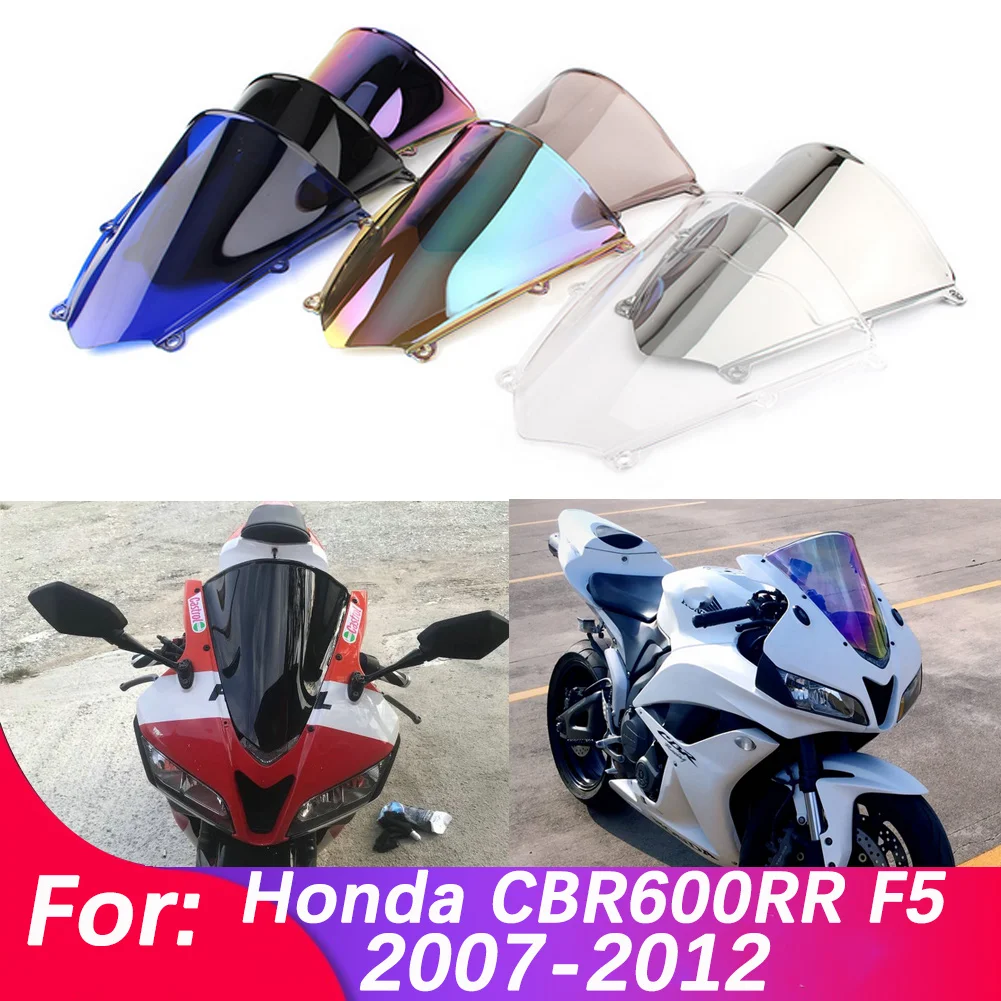 Windshield-For-Honda-CBR600RR-CBR-600-RR-600RR-F5-2007-2012-Double ...