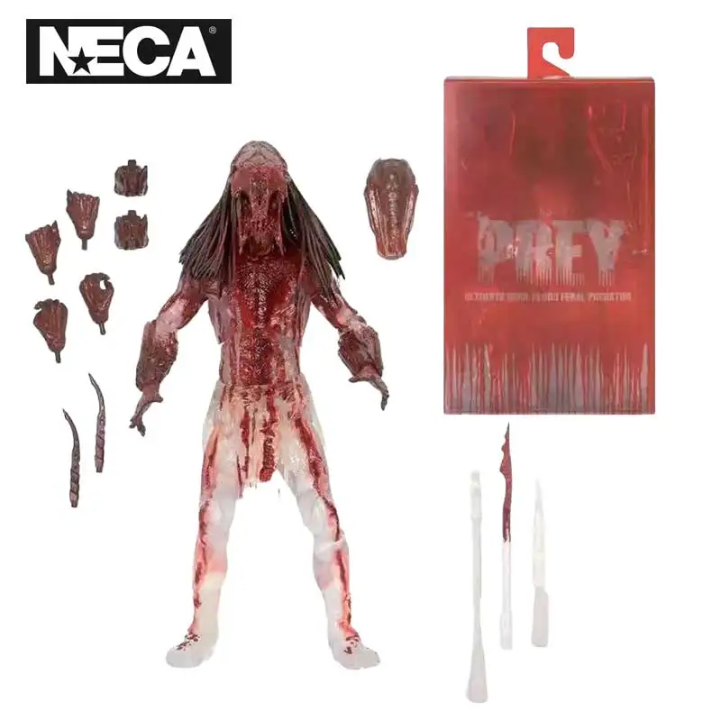 NECA 51727 Toys Prey Action Figure Ultimate Feral Bear Blood Predator ...