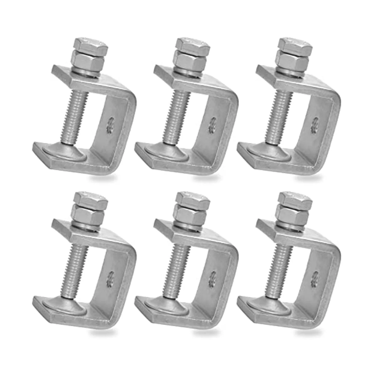 6-Pcs-1-Inch-Stainless-Steel-Small-C-Clamp-for-Woodworking-Heavy-Duty ...