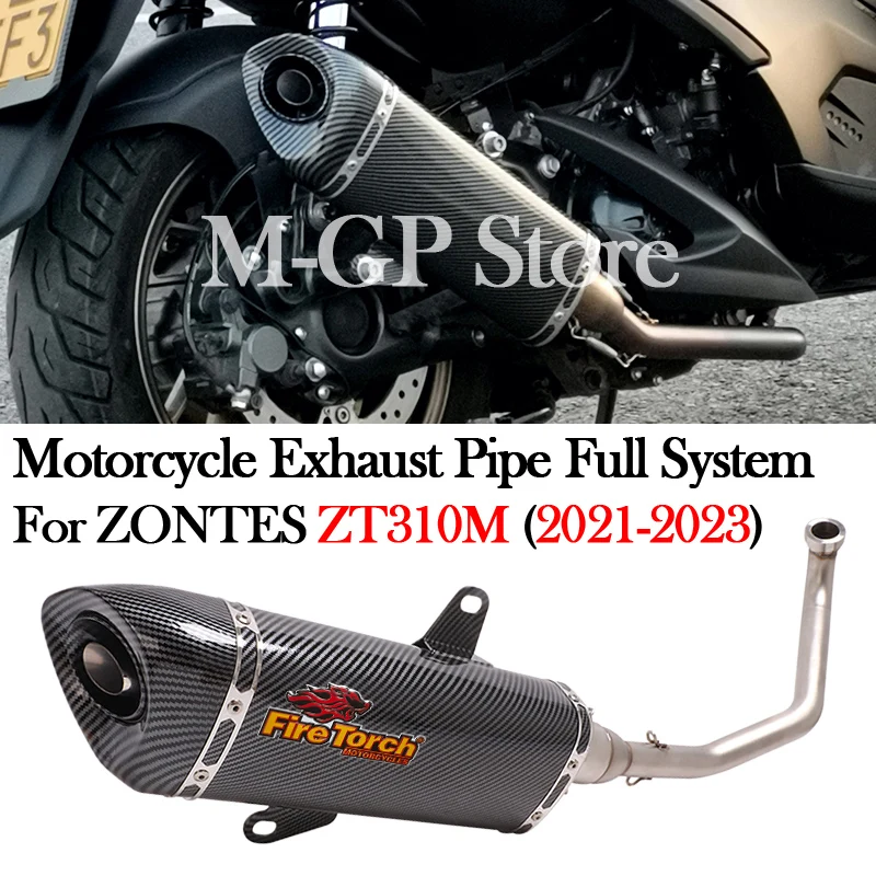 Slip-On-Full-System-For-ZONTES-ZT310M-ZT-310M-2021-2022-2023-Motorcycle ...