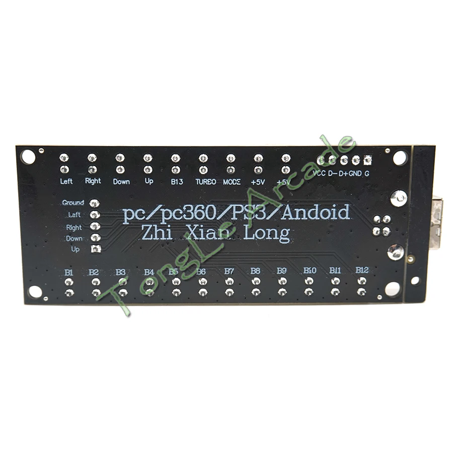 Zero-Delay-USB-ENCODER-Board-PC-PC360-PS3-Android-To-JOYSTICK-5PIN-5V ...