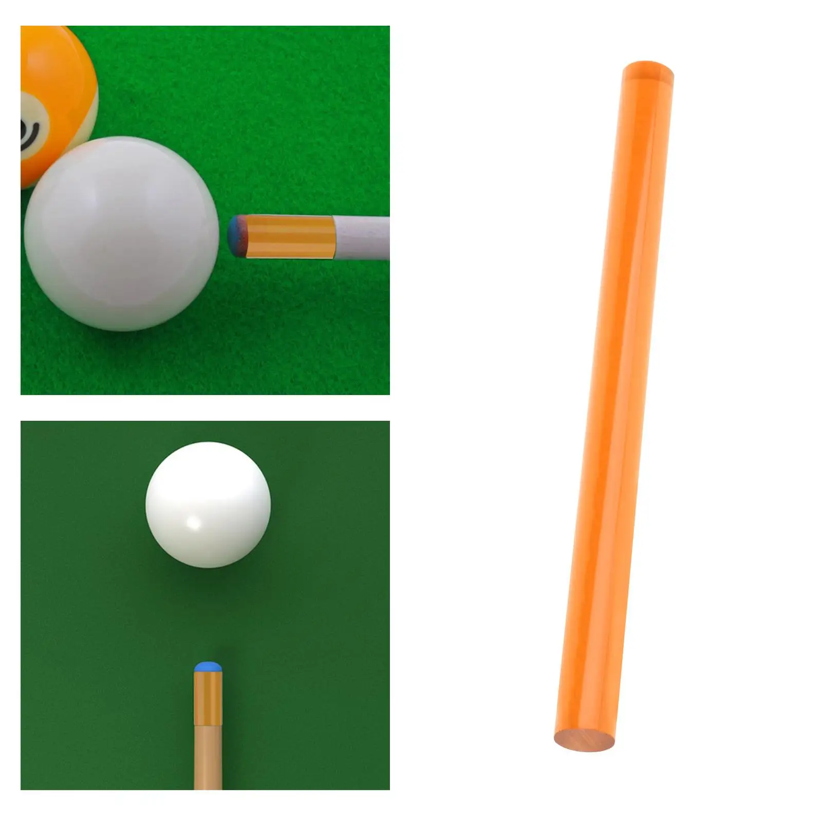 Acrylic Pool Cue Ferrule Essential Part for Nine Ball Large Tip Sticks ...