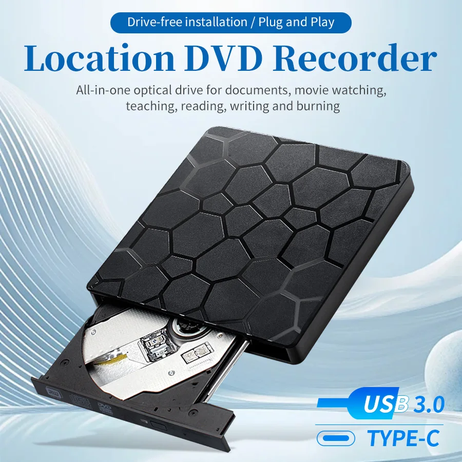 2in1-USB3-0-TypeC-Slim-External-DVD-VCD-CD-Writer-Optical-Drive-Burner ...