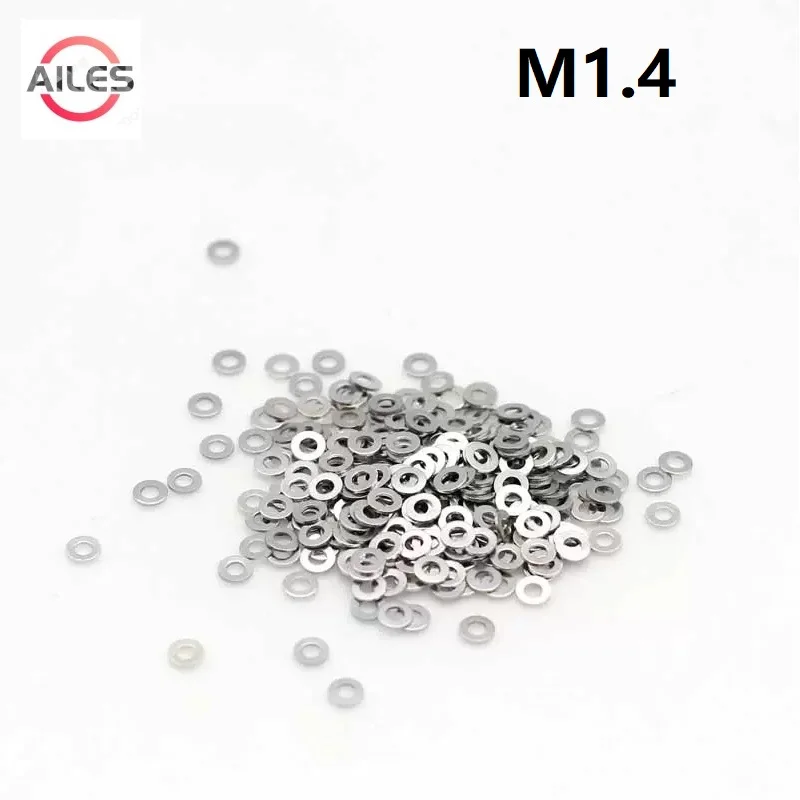 304 Stainless Steel M1.4 Gasket Pad Flat Washers for Glasses ...