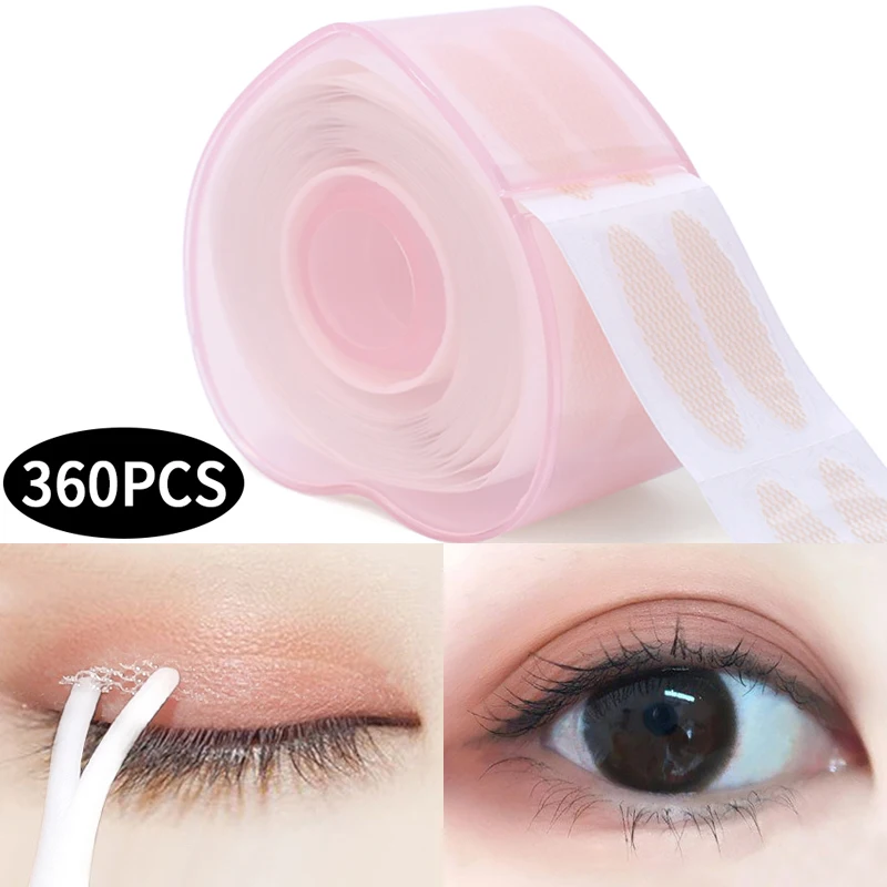360-600pcs-Invisible-Double-Eyelid-Tape-Self-Adhesive-Transparent-Eyelid-Stickers-Slim-Wide ...