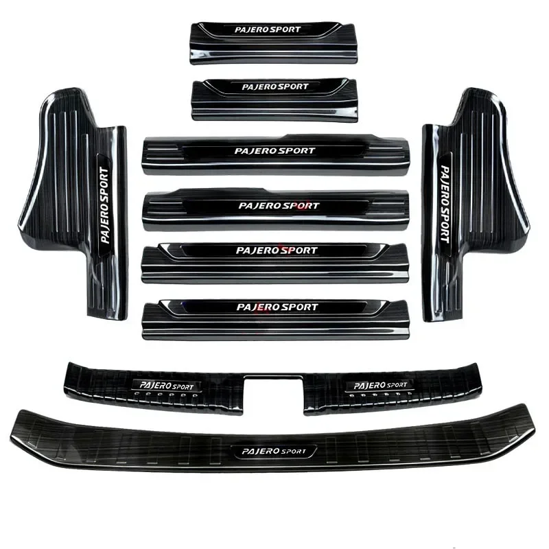 For Mitsubishi PAJERO SPORT 2020-2022 stainless steel treshold guard ...