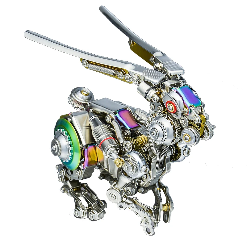 Metal-assembly-model-mechanical-rabbit-precision-diy-assembly-toy ...