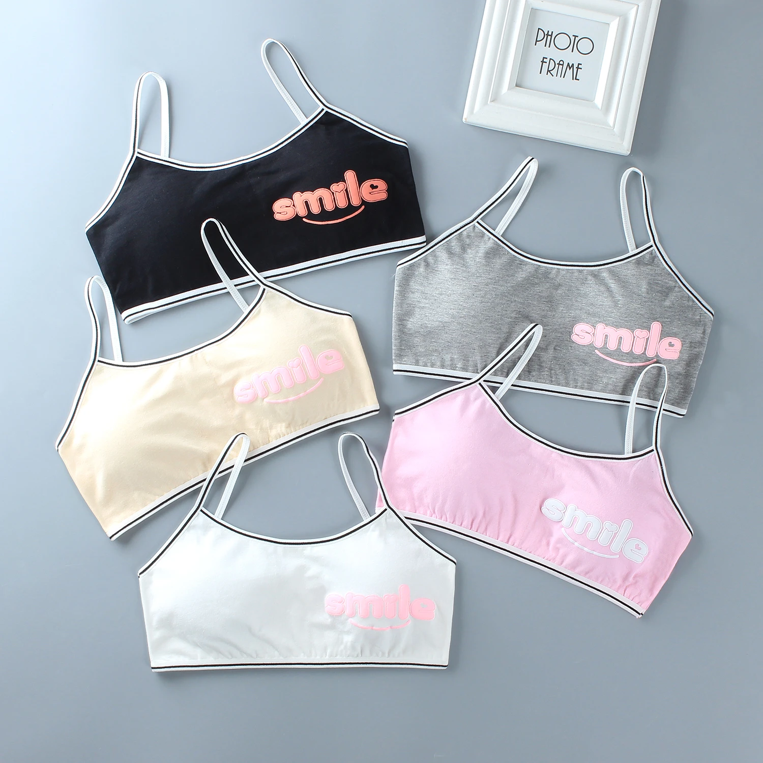 Underwear Lingerie For Girls Brassiere Bra Underpants Students Children ...