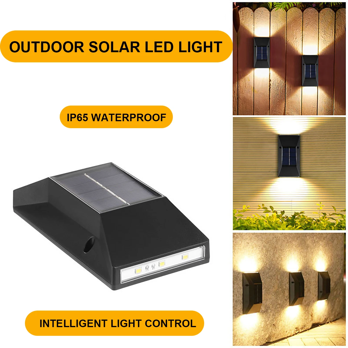 LED-Solar-Wall-Light-Outdoor-Balcony-Garden-Decor-Lamp-Waterproof-New ...