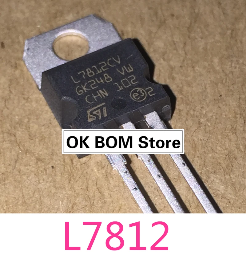 10pcs L7812 L7812CV TO220 high current transistor voltage regulator ...