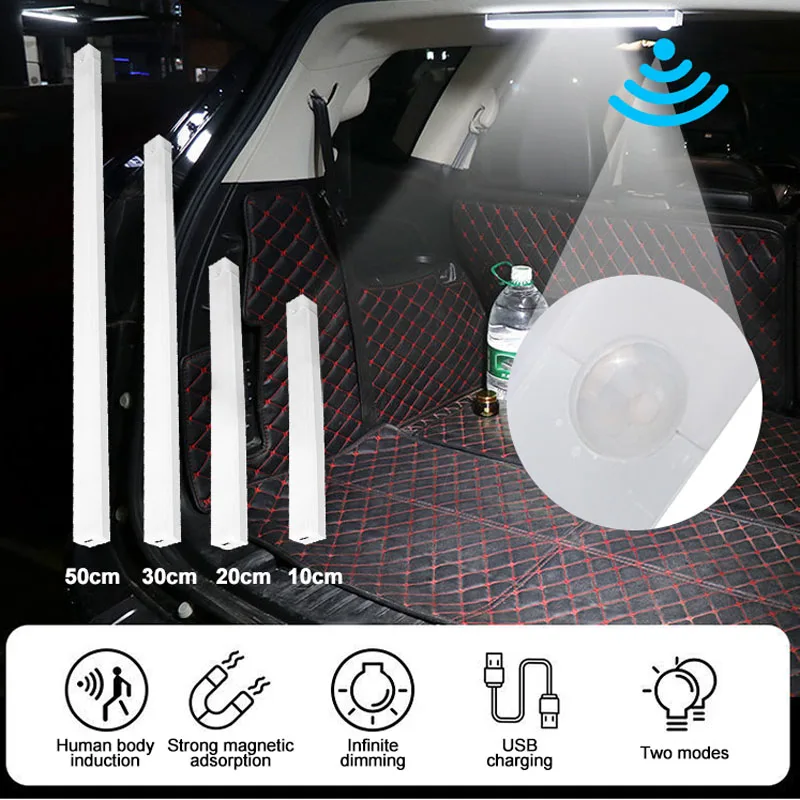 Car Interior Light Strip Bar Lamp Type-C Charging Led for Van Bus ...