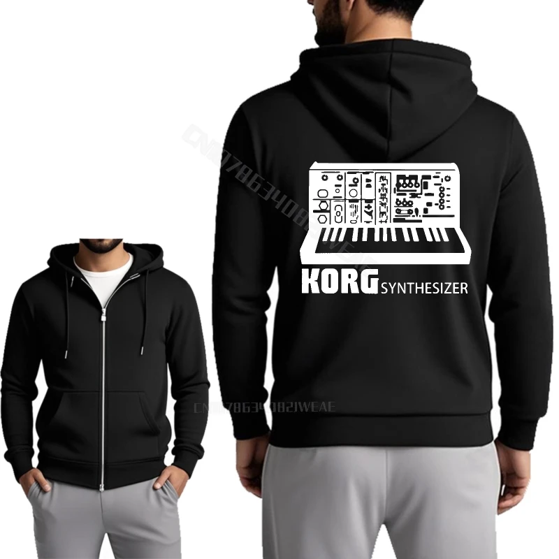 Hooded Street Wear pullover hoody Korg Synthesizer Keyboard Design ...