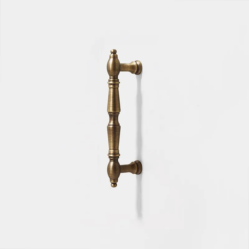 European-Vintage-Bronze-Vertical-lines-Solid-Brass-Drawer-Knobs-T-bar ...