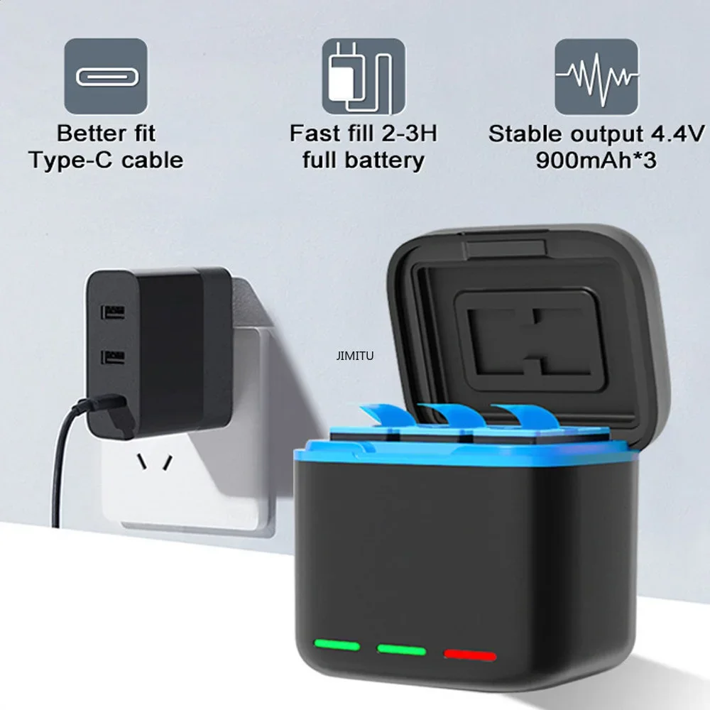 Carregador-de-bateria-port-til-para-GoPro-Hero-12-carregamento-r-pido ...