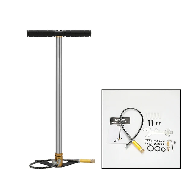 300bar 30mpa 4500psi 3 Stage Hand Operated PCP Pump For Pcp Rifles Air ...