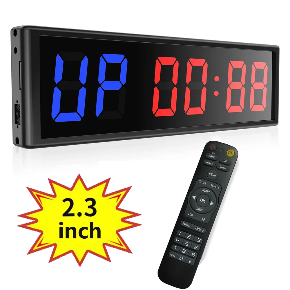 2-3-Programmable-LED-Interval-Timer-Countdown-Clock-Stopwatch-With-Remote-control-Digital ...