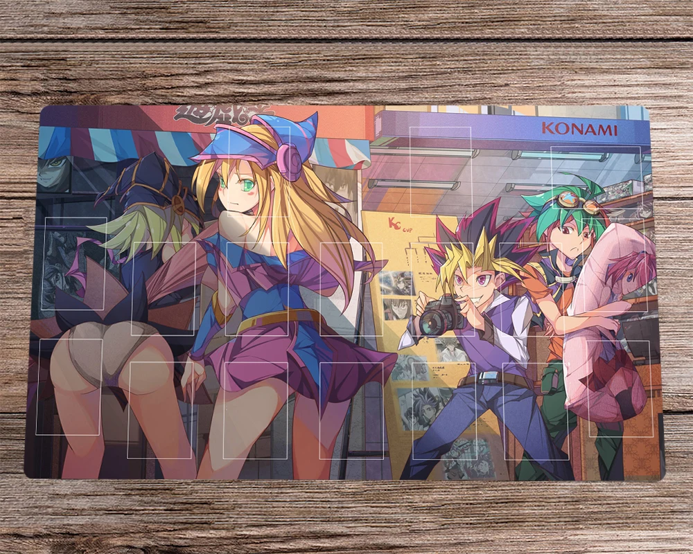 YuGiOh-tapete-de-mesa-Dark-Magician-Girl-TCG-CCG-alfombrilla-de-juego-de-cartas-comerciales ...