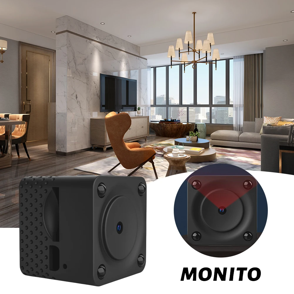 New F9 Camera 1080p High definition Night Vision Wifi Small Camera Home ...