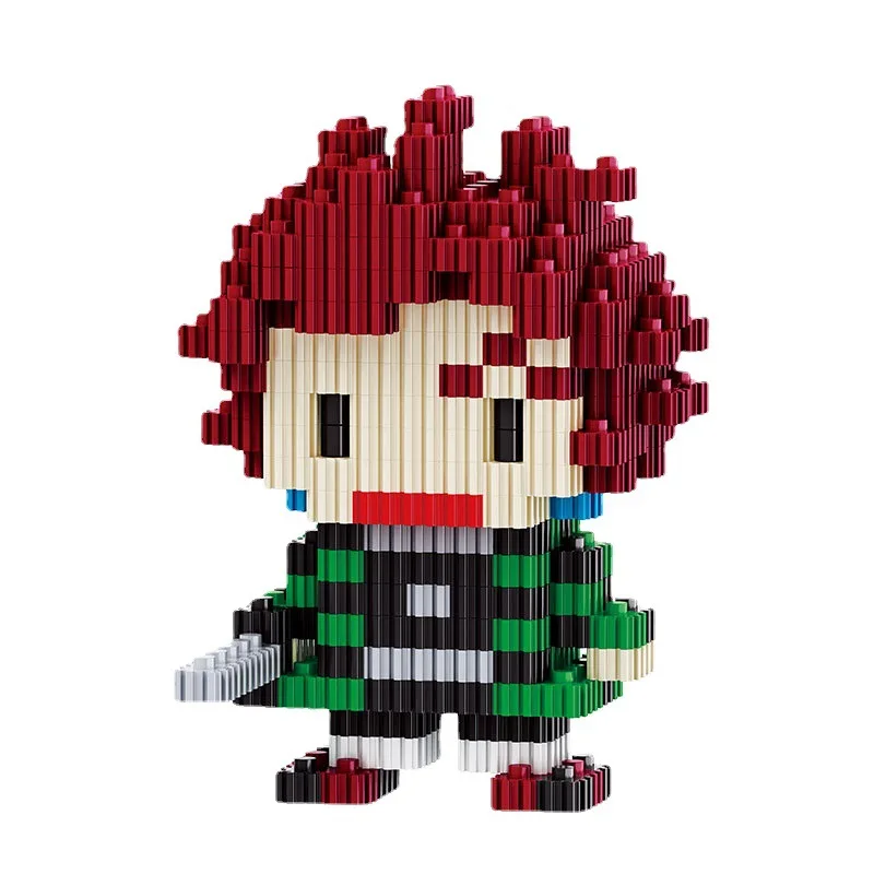 Demon Slayer Diamond Blocks Building Block Cartoon Anime, 46% OFF