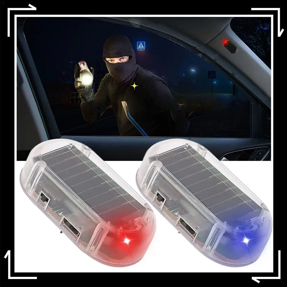Dummy-Alarm-Warning-Anti-Theft-LED-Car-Fake-Security-Light-Solar ...