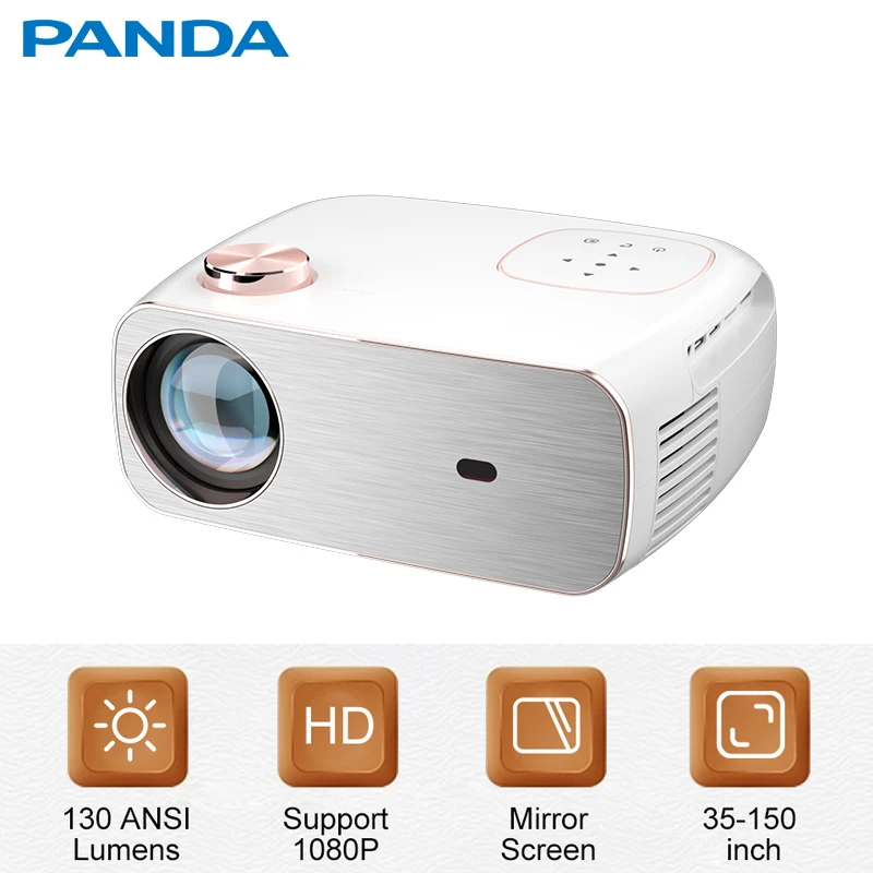 PANDA 1080P Projector RD 882 Android WiFi Bluetooth LED Projector Home ...