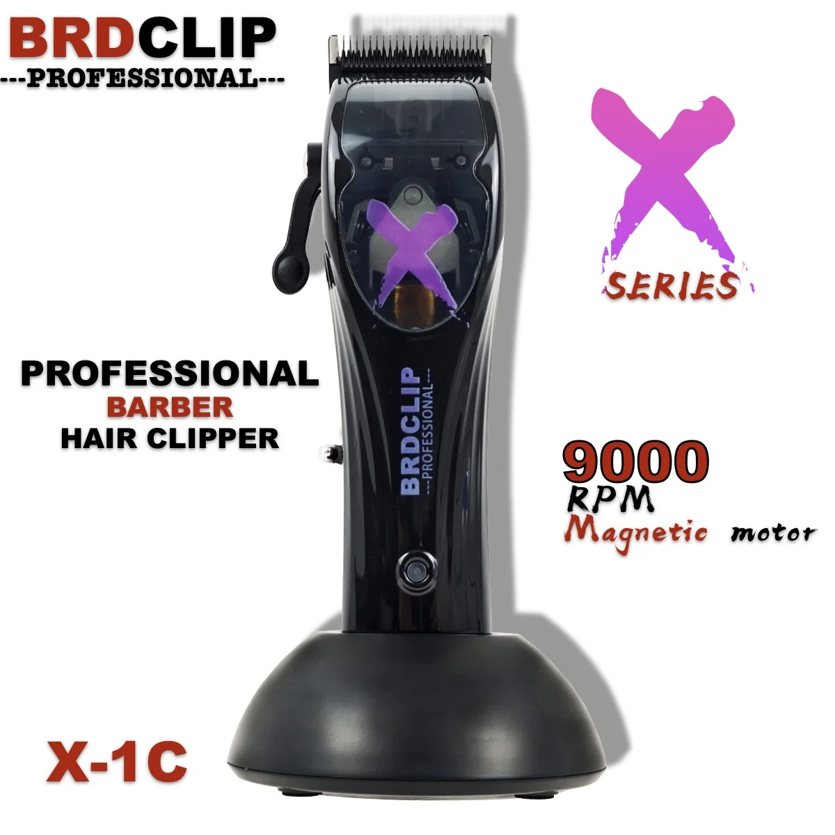 BRDCLIP-X1C-Professional-Electric-Hair-Clipper-Magnetic-Motor-9000RPM ...