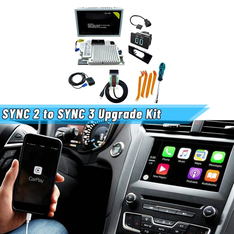Sync 2 To Sync 3 Upgrade Kit Apim Module Carplay Fit For Ford Lincoln ...