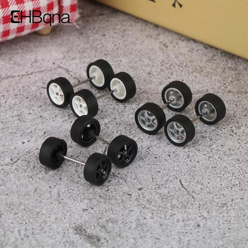 Speedcg 1/64 Abs Wheels With Rubber Tire Type F Modified Parts Diameter 10mm For Model Car ...