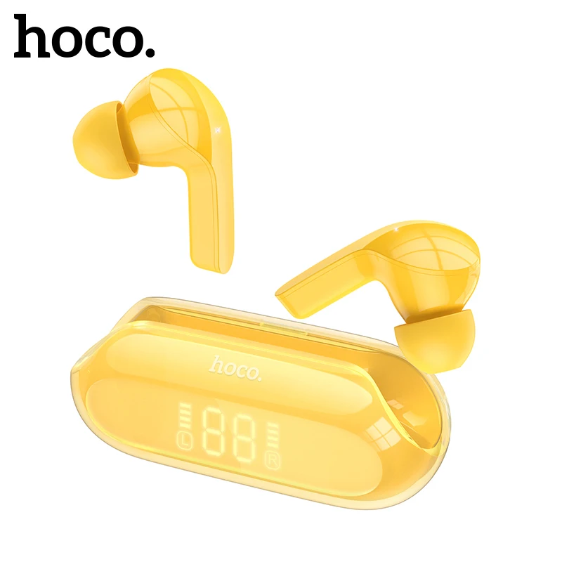 HOCO-Crystal-EW39-True-Wireless-ENC-Noise-Canceling-Earphone-Bluetooth ...