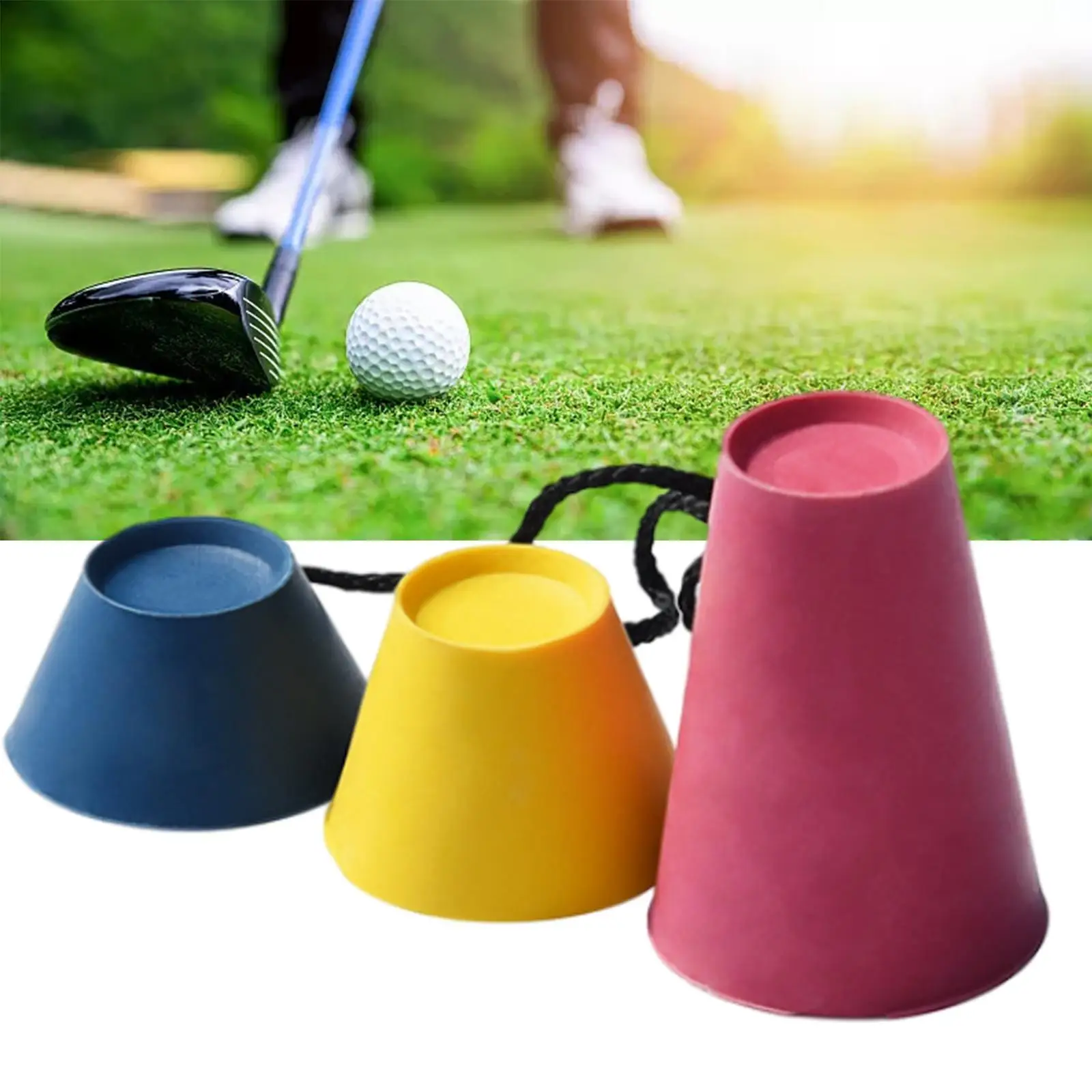 3x-Winter-Golf-Tees-Pyramid-Bases-Durable-Reusable-Golf-Training-Tee ...