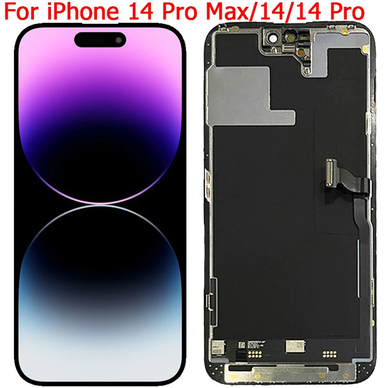 OLED For iPhone 14 Plus 14 Pro Max LCD Display Original Touch Screen For iPhone 14 Pro Screen ...