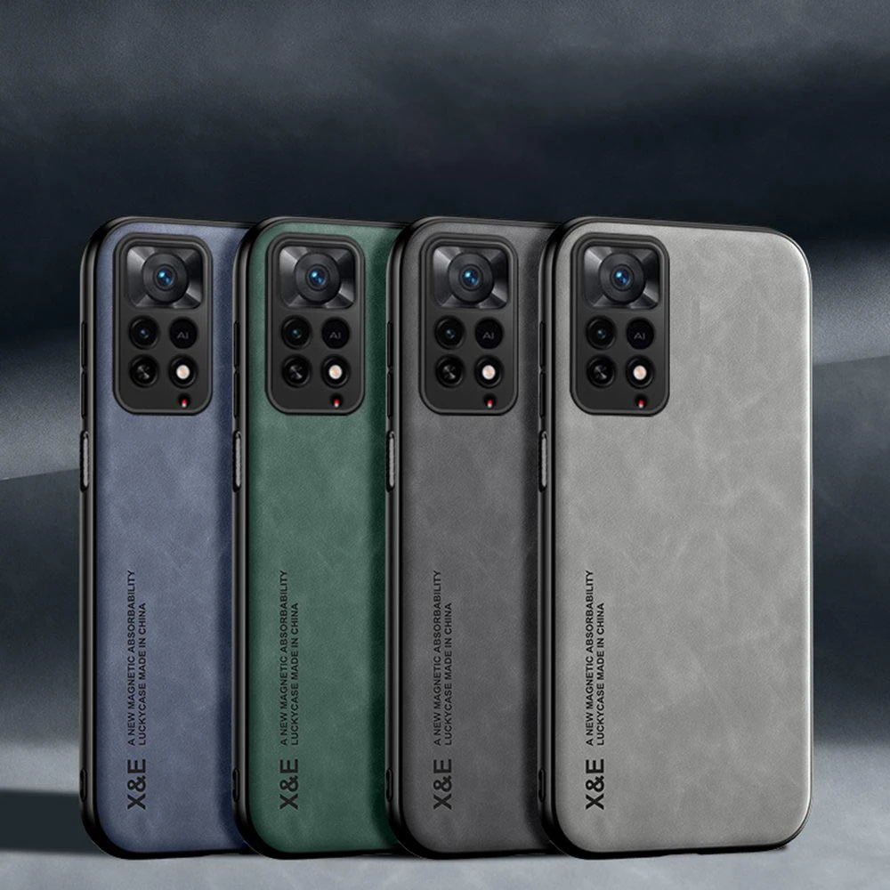 Durable Case for Xiaomi Redmi Note 11 Pro Case Leather Ultrathin Slim ...