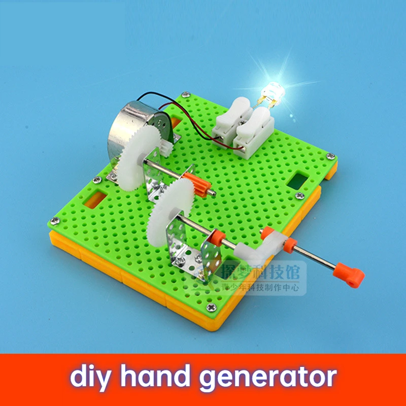 Diy Hand Generator Students Steam Science Experiment Toys Handmade ...