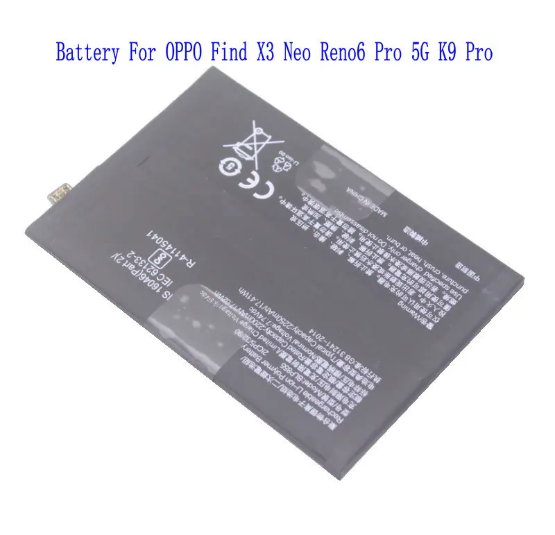 1x-4500mAh-17-41Wh-BLP855-Replacement-Battery-For-OPPO-Find-X3-Neo ...
