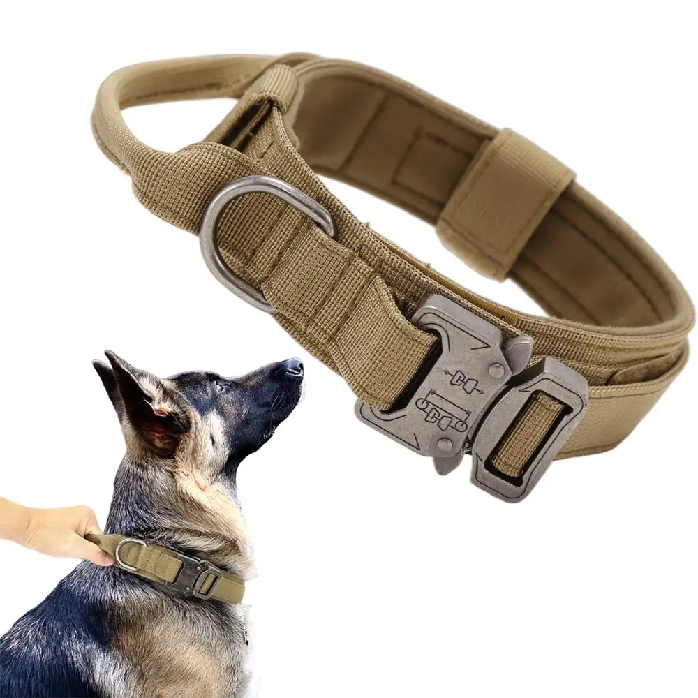 Dog Training Collar Adjustable Tactical Dog Collar And Leash Set ...