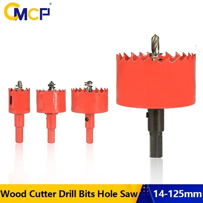 CMCP-Bi-Metal-Wood-Hole-Saws-Bit-14-125mm-Wood-Cutter-Drill-Bits-Hole ...