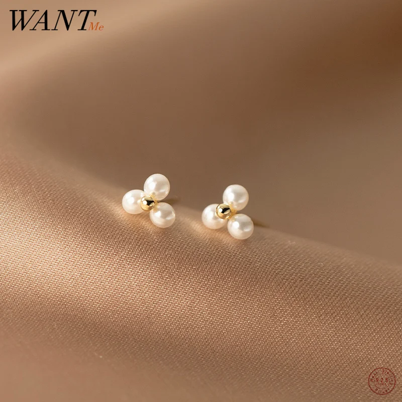 WANTME-pendientes-de-plata-esterlina-925-para-mujer-aretes-peque-os-de ...