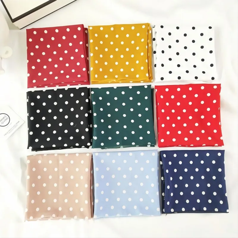 Yishine-50x50CM-9-Colors-Small-Daisy-Dots-Cherry-Pattern-Fashion-Women ...