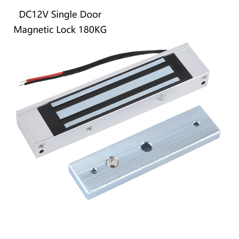 12V 180KG Magnetic Lock Single Strike Door Locks for Door Access ...