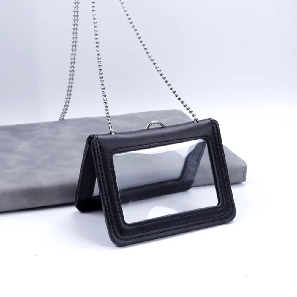 Genuine-Leather-Card-Cover-Case-Bank-Business-Work-Card-Holder-With ...