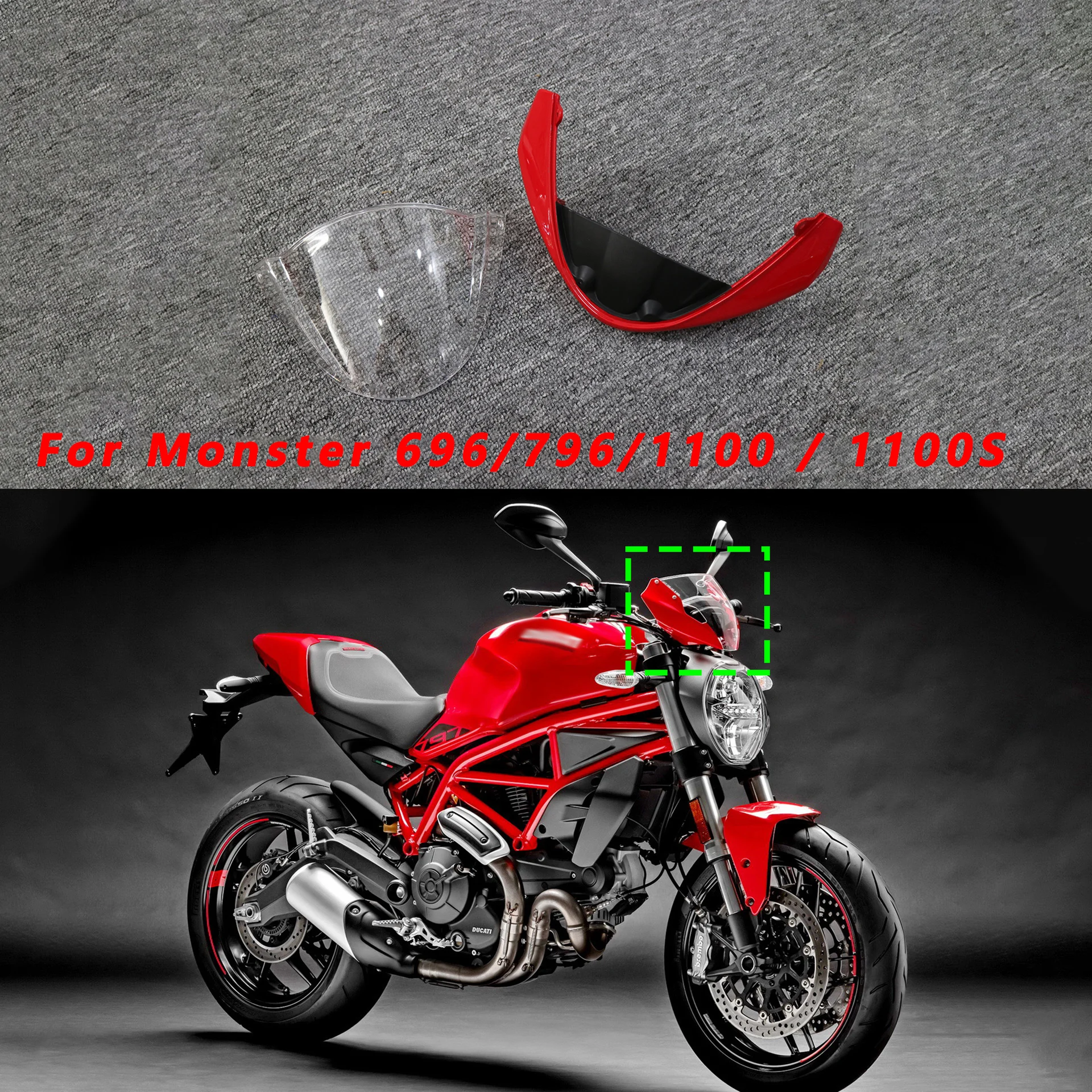 Ducati Monster Custom Fairing
