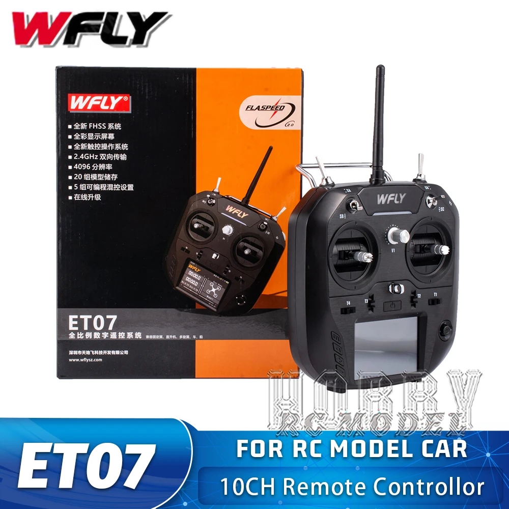 WFLY-ET07-2-4GHz-10CH-Remote-Controllor-Color-Touch-Screen-for-RC-Model ...
