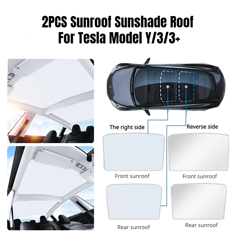 Sunroof-Sunshade-Roof-for-Tesla-Model-Y-3-3-Highland-Upgrade-Ice-Cloth ...
