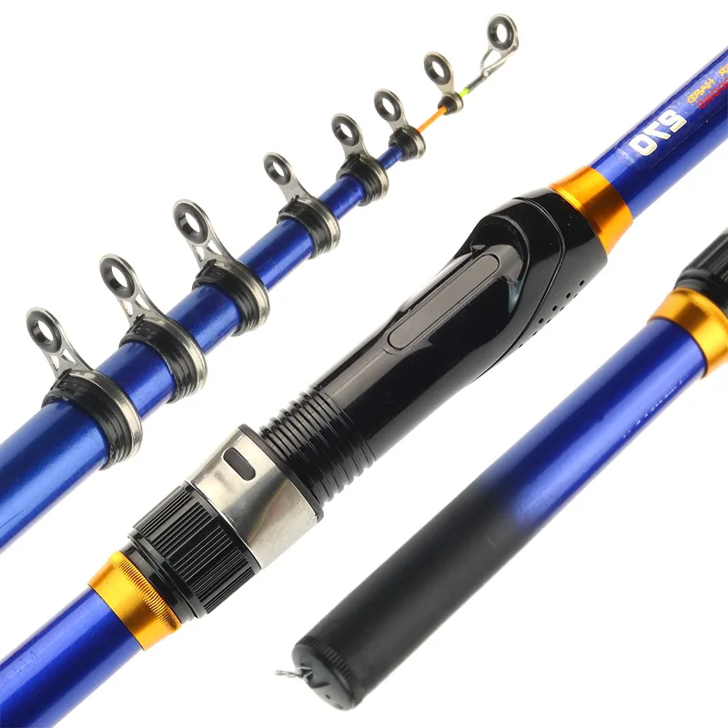 JOSBY-Telescopic-Rotating-Rock-Fishing-Rod-Portable-Travel-Carp ...