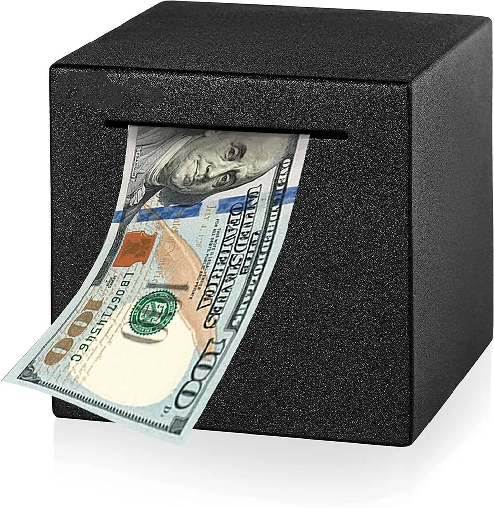 Stainless-Steel-Piggy-Bank-Safe-Money-Bank-Square-Cash-Saving-Kids ...