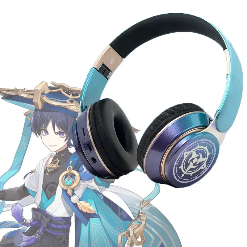 Genshin Impacto Cosplay Fones De Ouvido Sem Fio, fone De Ouvido ...