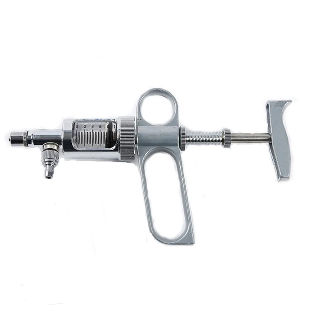 10ml-Metal-Continuous-Syringe-Veterinary-Medical-Equipment-Set-Poultry ...